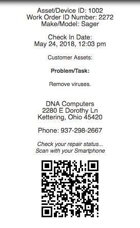 Check the Status of Your Work Order - Online! - DNA Computers ...